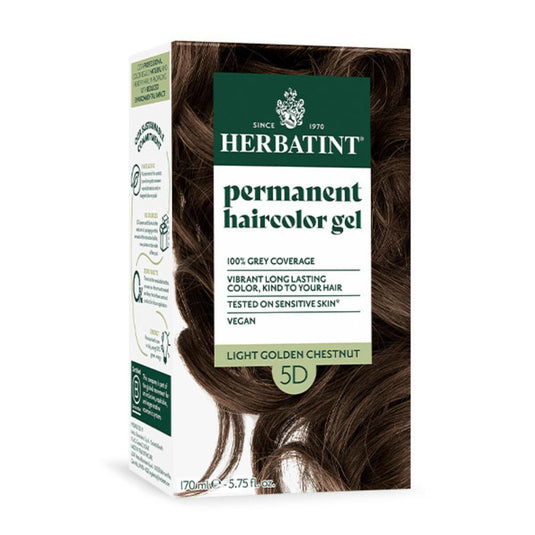 5D Light Golden Chestnut | Shop Ammonia-Free Hair Color – Herbatint USA