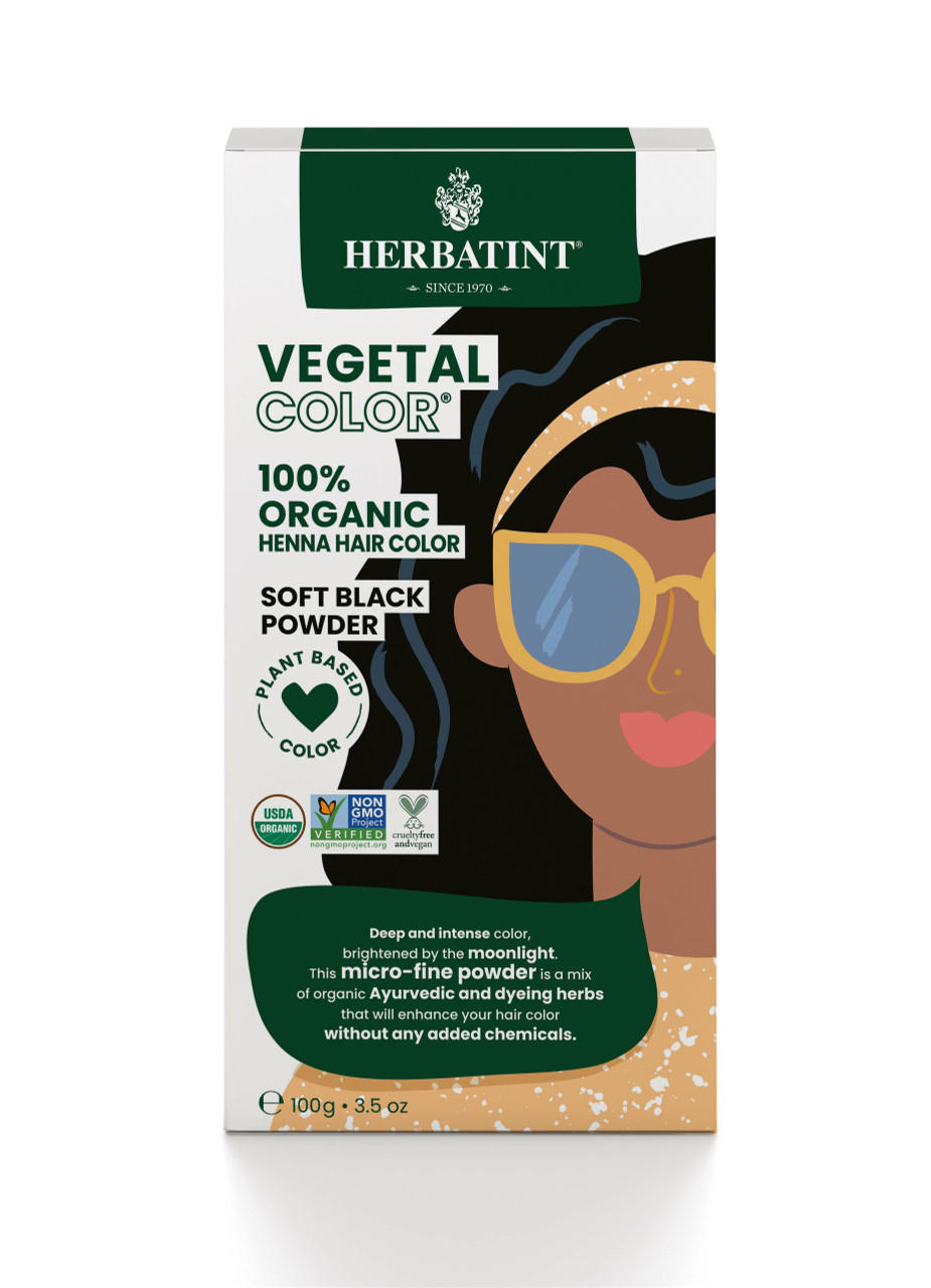 Soft Black Henna | Black Henna Hair Color – Herbatint USA