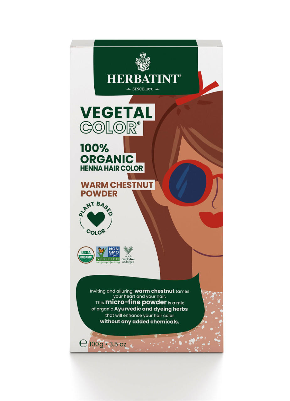 Warm Chestnut Henna | Shop Brown Henna Hair Color – Herbatint USA
